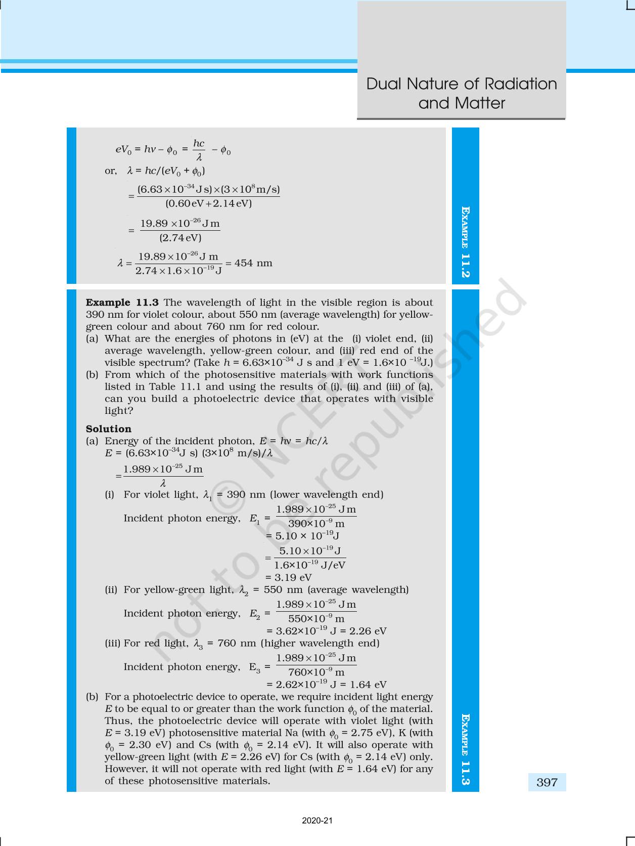 Dual Nature Of Radiation And Matter - NCERT Book of Class 12 Physics ...